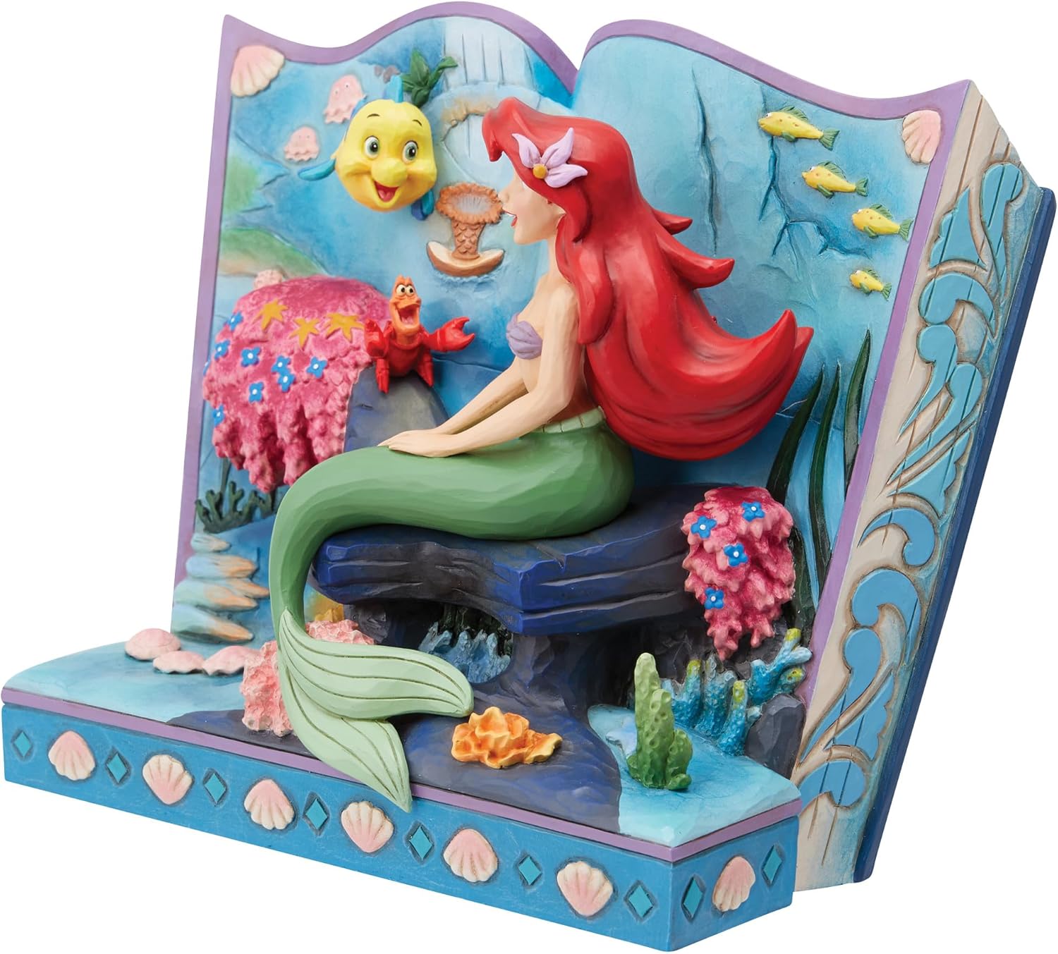 مجسمه دیزنی The Little Mermaid Story Book | آرت بوک ایران